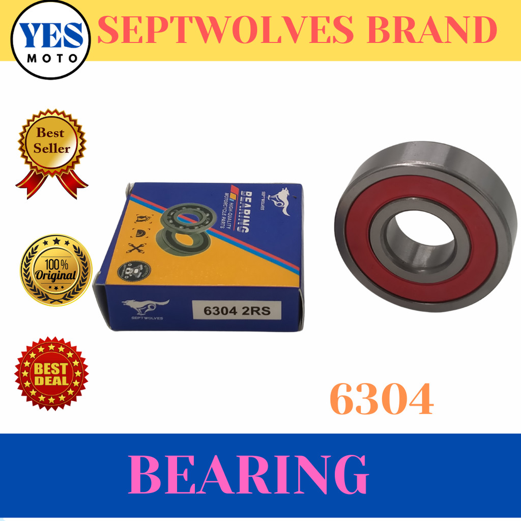 Bearing 6304 Septwolves Brand | Shopee Philippines