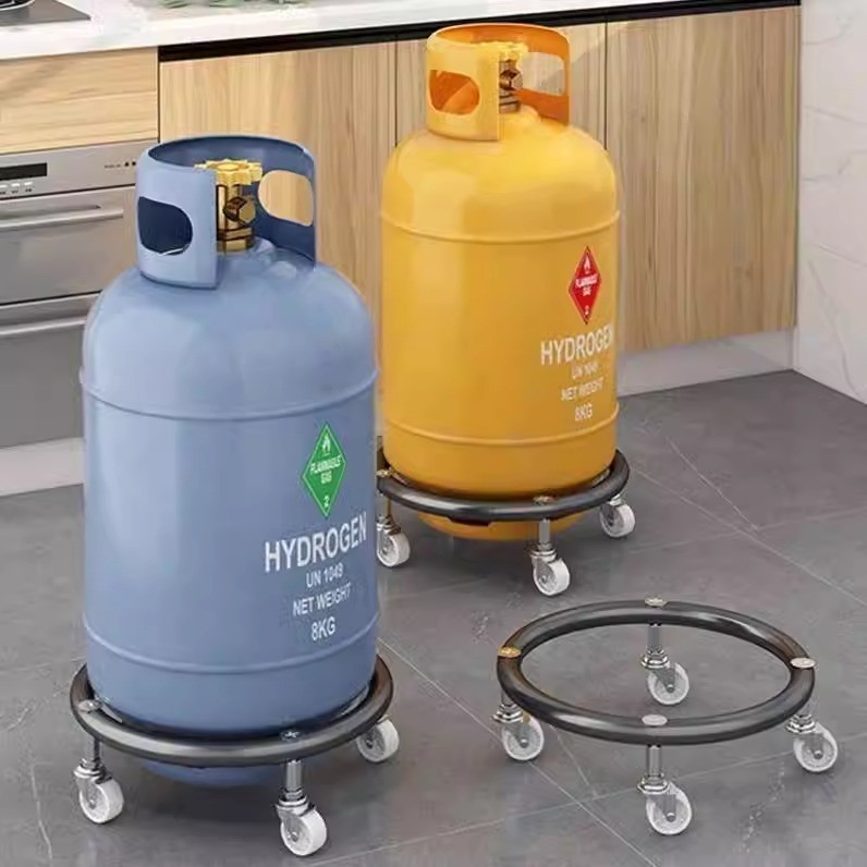 Yixi Gas Tank Base Shelf Liquefied Gas Cylinder Shelf Multifunctional ...