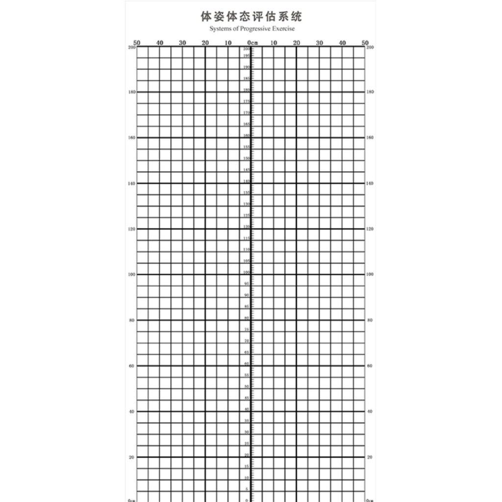 Posture Assessment Chart Gym Fitness Assessment Chart Yoga Studio ...