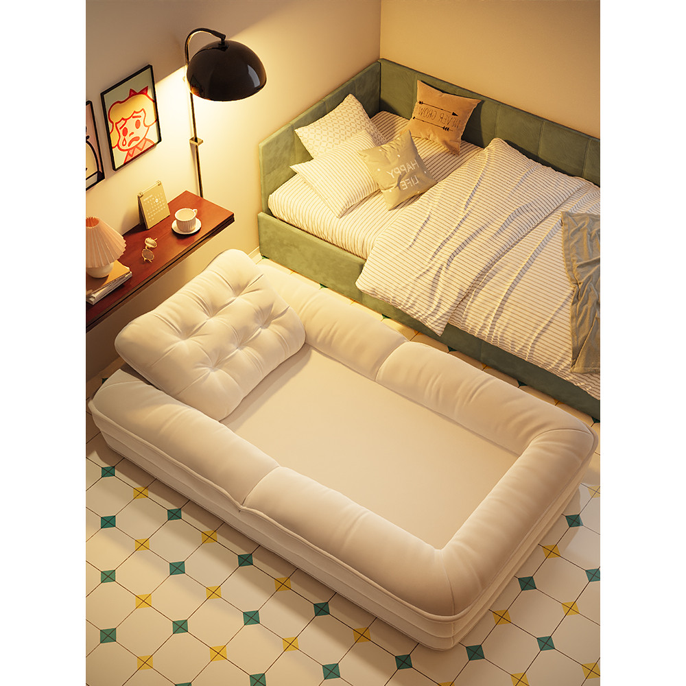 Folding Sofa Bed Nap Single Recliner Lazy Sofa Reclining Sleeping Human ...