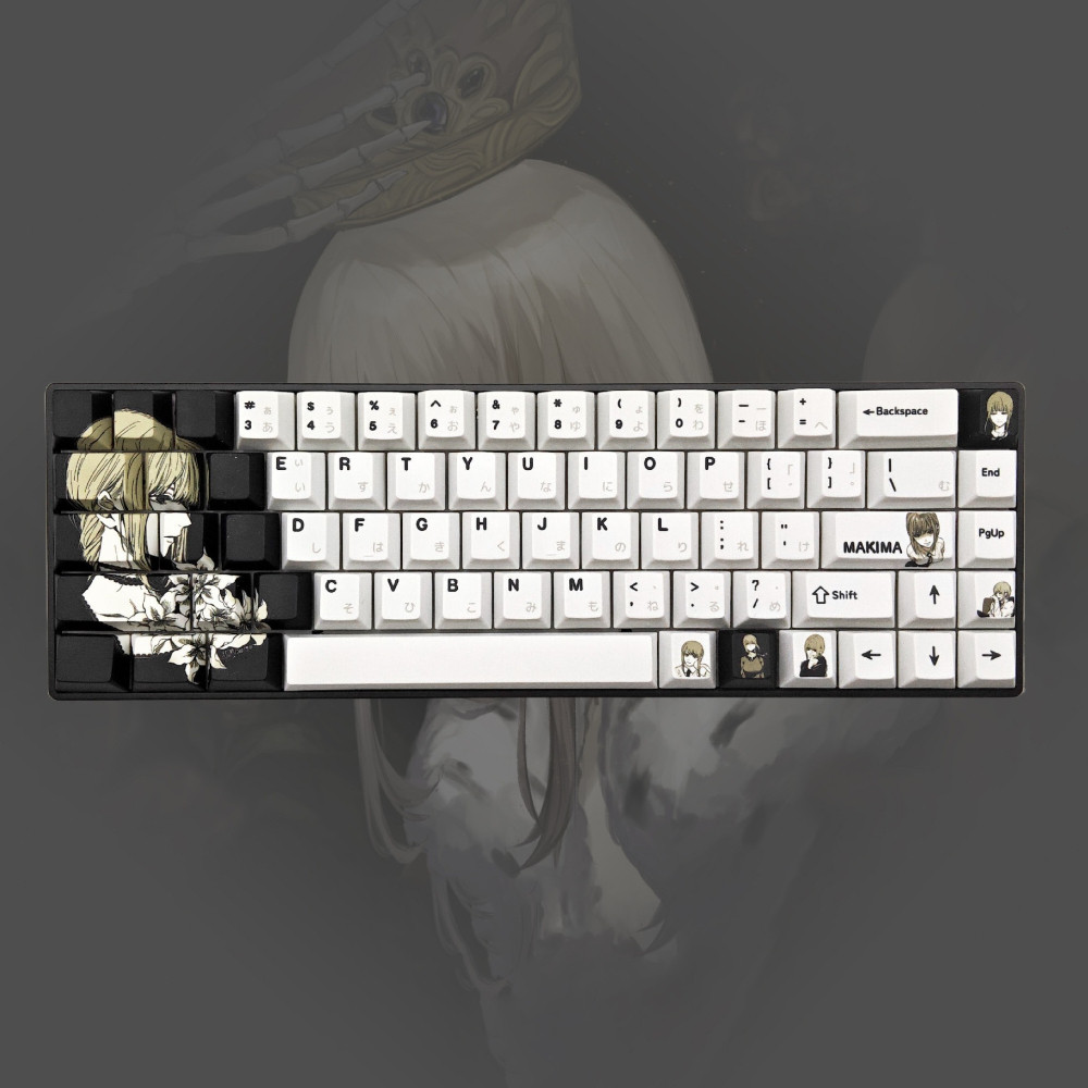Anime Chainsaw Man Makima Keycap Cherry Profile Japanese Keycap Dye ...