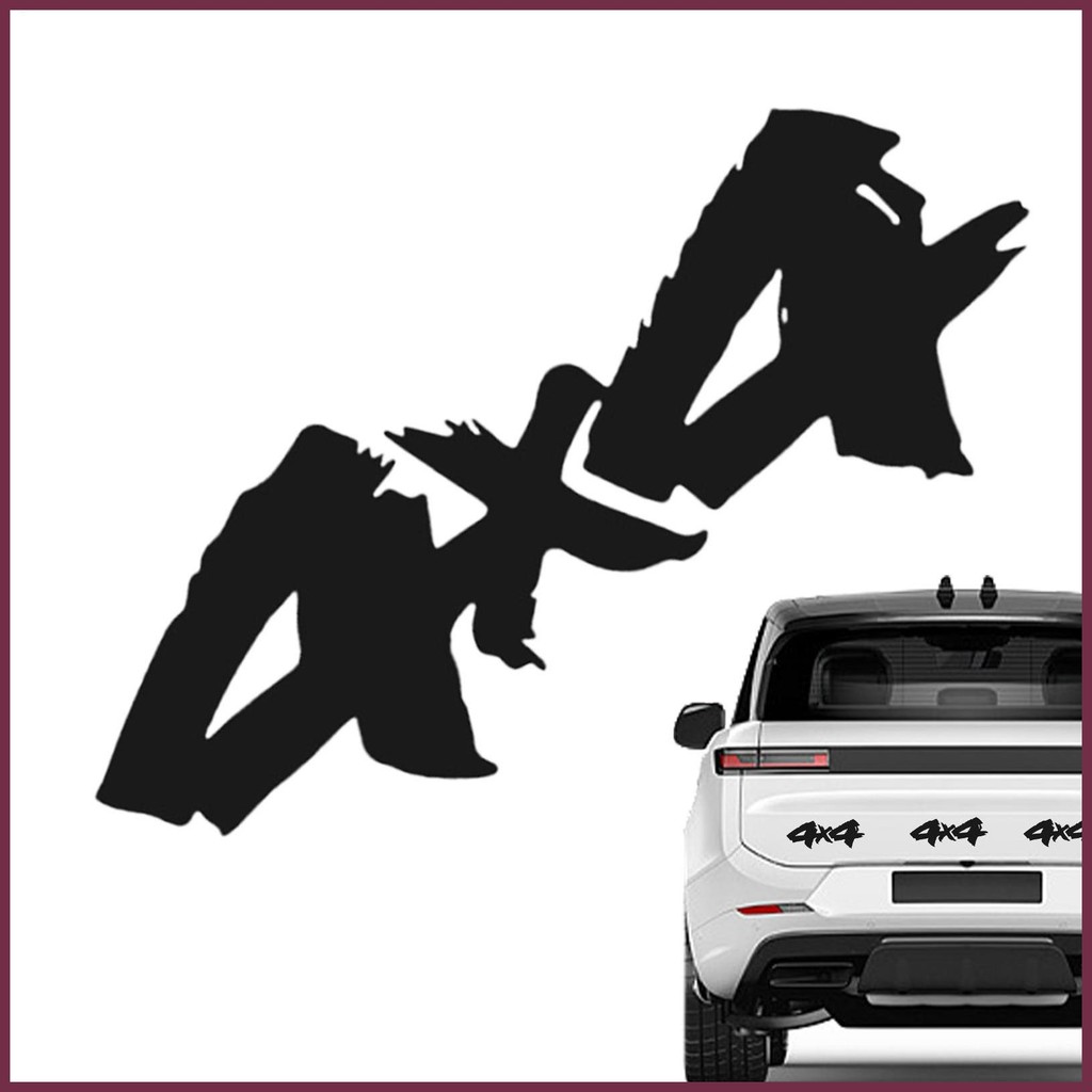 4x4 Decals For Trucks Waterproof Sun-Proof Car 4x4 Sticker Versatile ...