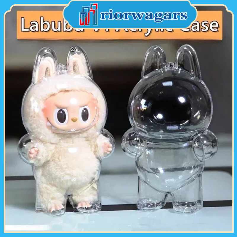 LABUBU V1/V2 Transparent Protective Cover PVC Waterproof Storage Box ...