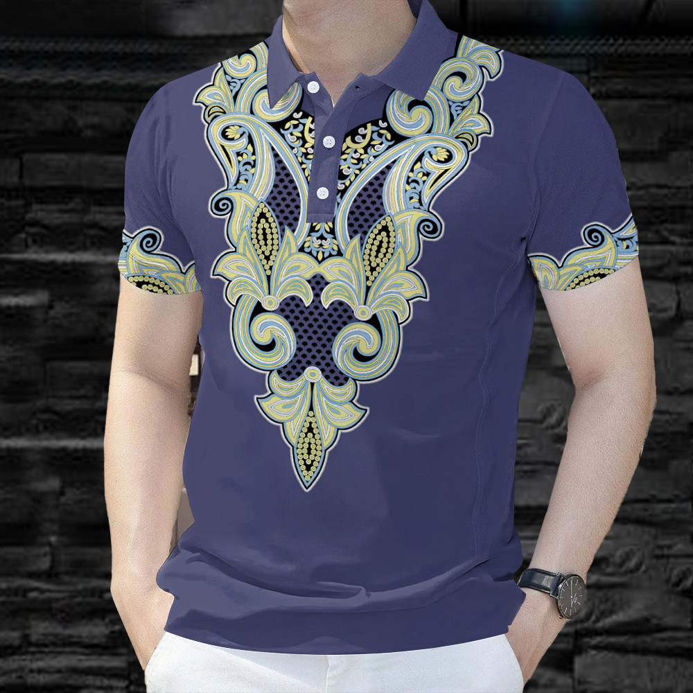 2025 Summer Asean Attire for Men Ethnic Modern Barong for Men Polo ...