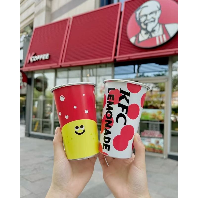 2025 KFC X Mirinda Co-branded Cold-Changeable Water Cup, Creative Cold ...