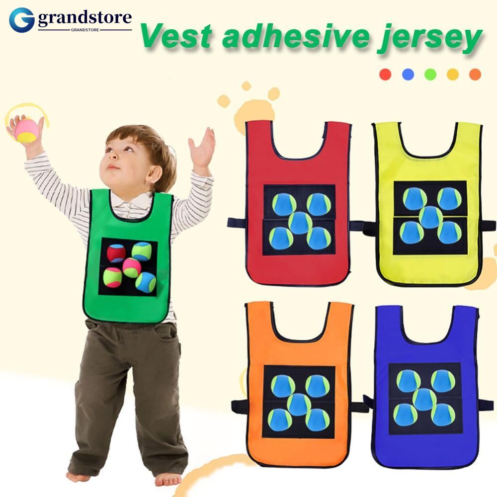 GRANDSTORE Children Sticky Jersey Vest Game Outdoor Sport Game Props ...