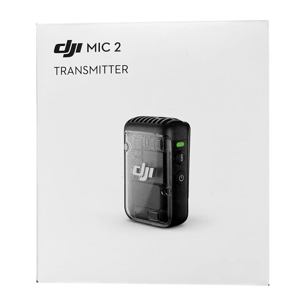 DJI Mic 2 Transmitter (Shadow Black) - Noise Cancelling Wireless Mic ...