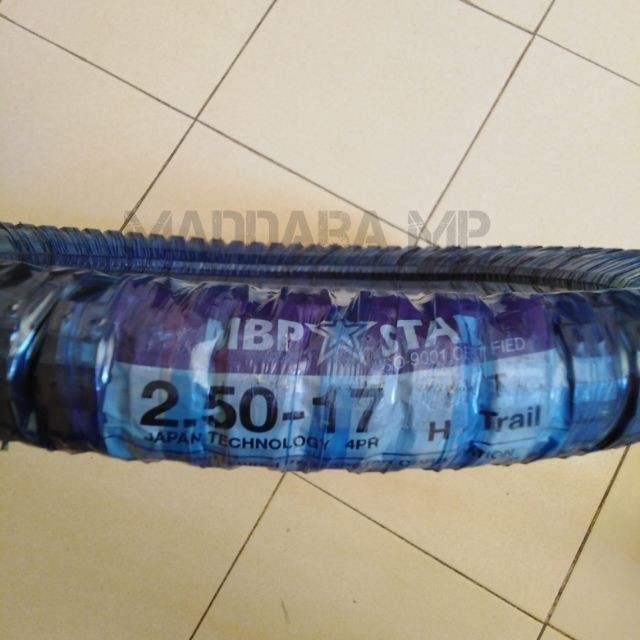 Mitsuboshi trail 2.50x17 tire / stock tire of Honda XRM Authentic ...