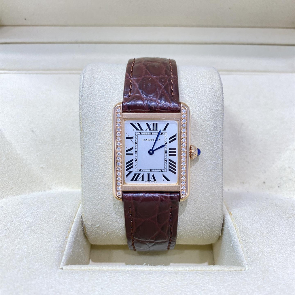 Cartier Cartier Cartier Tank Series W5200024Rear Diamond Rose Gold ...