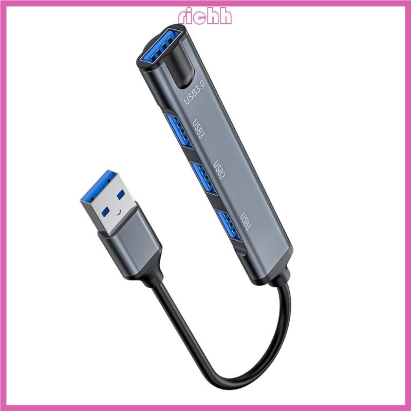 Richh Efficient 4 Port USB 3 0 Hub for Multiple Device Connection ...