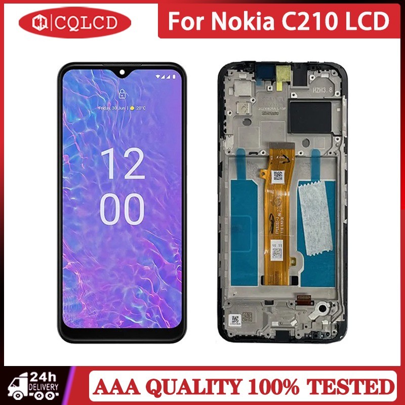 6.3" Original Screen For Nokia C210 LCD With frame Display Touch Screen ...