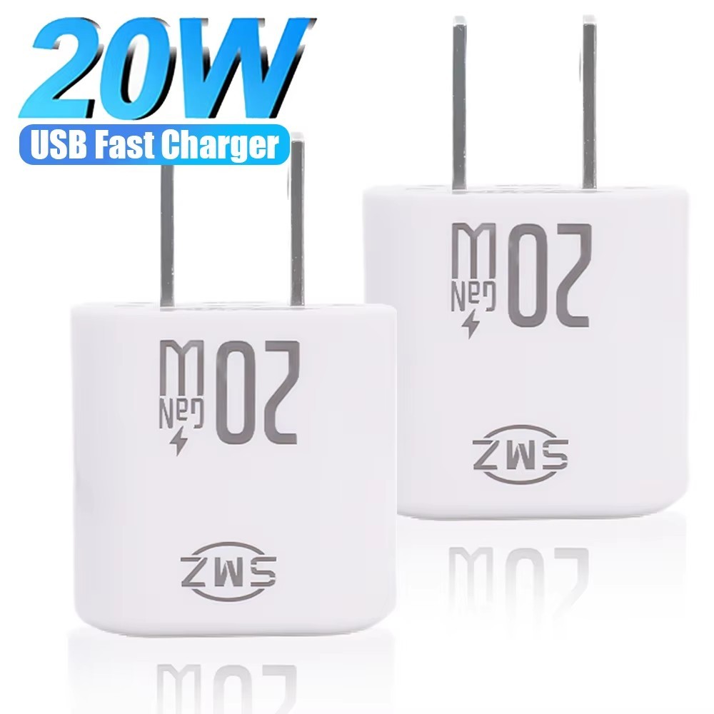 Portable PD20W USB C Phones Charger Adapter Fast Charging Quick Charge ...