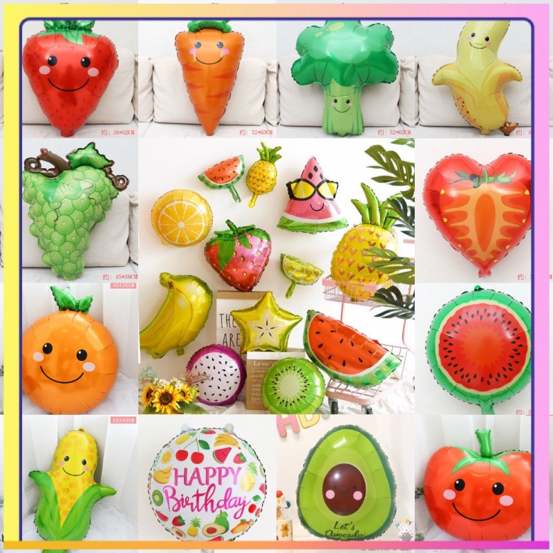 [Fruit and Vegetable Theme]Fruit Balloon Vegetable Balloon Watermelon ...