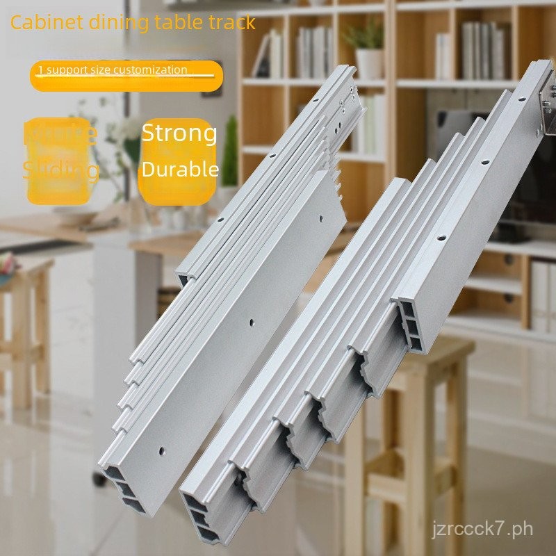 Hidden Folding Table Guide Rail Aluminum Alloy Telescopic Cabinet ...