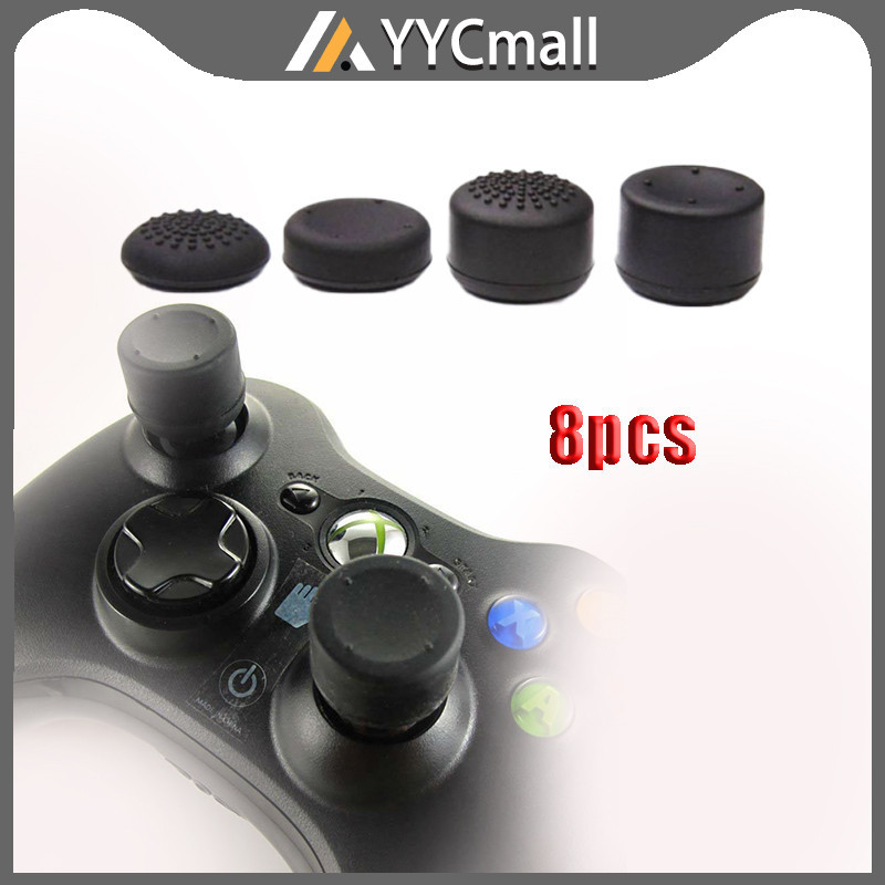 8Pcs/Set Ps4 Ps5 Thumb Stick Grips Controller Button Cap Ps4 Ps5 ...