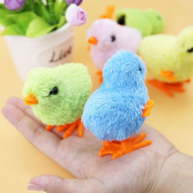 Cute Chicken Toy Wind Up Chick Plush Animals Toy Kids Boy Girl Walking ...