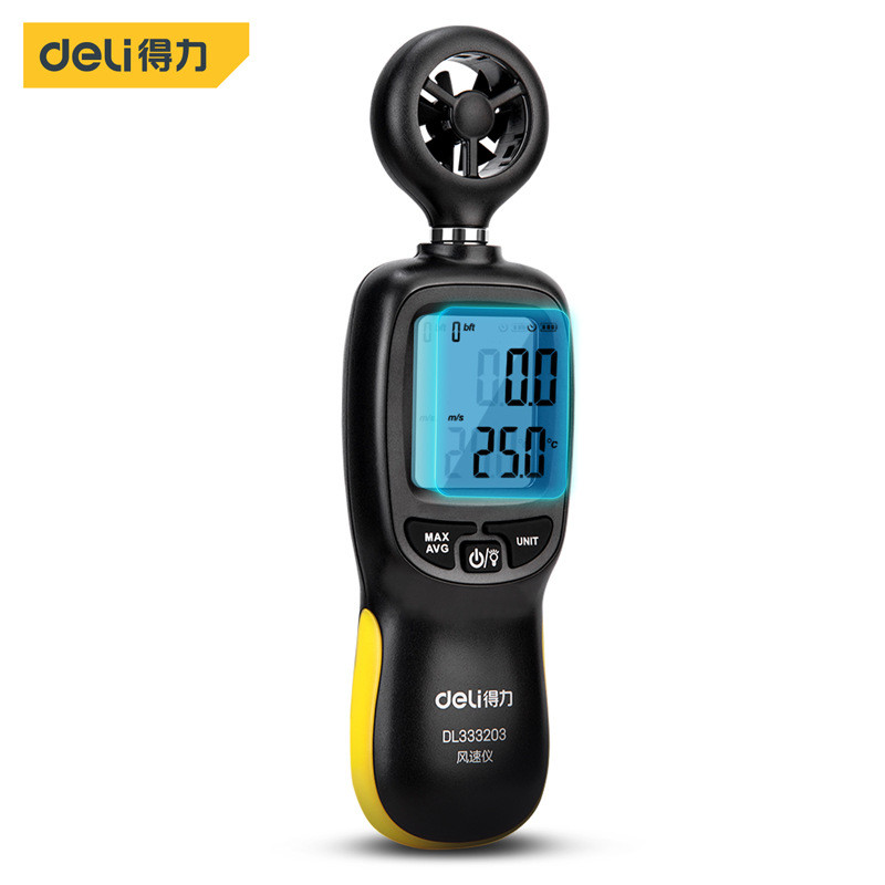 Deli Anemograph High-Precision Handheld Wind Speed Measuring Instrument ...
