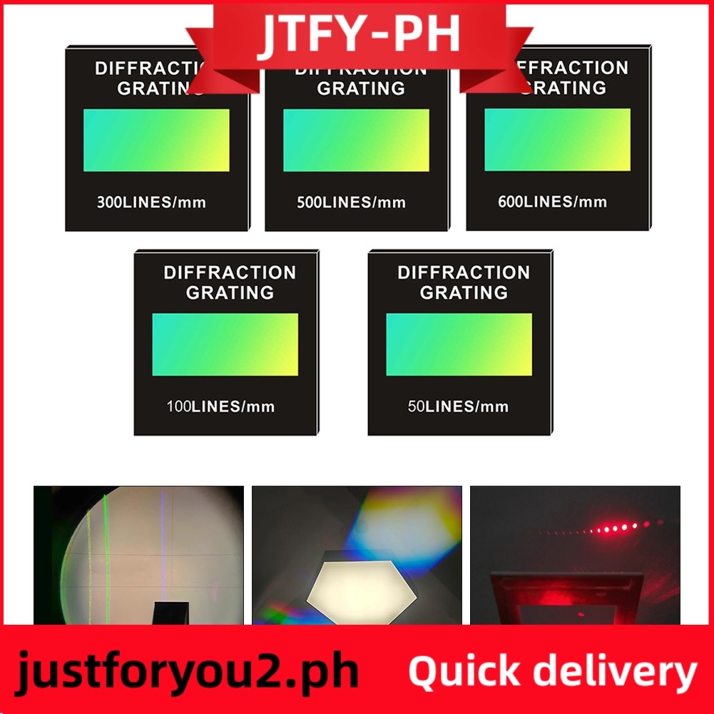 JTFY ️Holographic diffraction grating spectrum decomposition wavelength 20-2000nm | Shopee ...