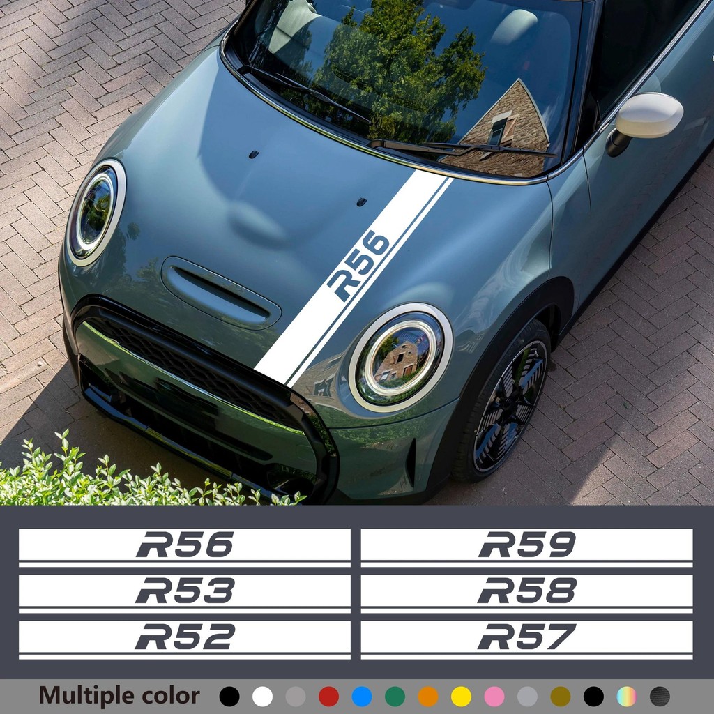 Car Hood Sticker Decal Apply for Mini Cooper F56 F54 F57 F55 F60 R50 ...