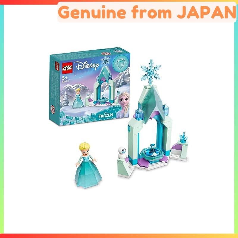 LEGO Disney Princess Elsa's Castle Courtyard 43199 Toy Building Blocks ...