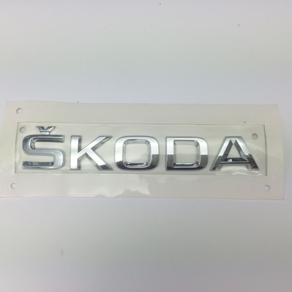 Skoda Mingrui Jingrui Ye Emperor Rear Sign Rear Sign SKODA Letter Sign ...
