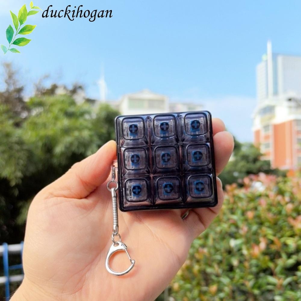 DUCKIHOGAN Fidget Keychain, Keycap Keys Button Finger Keyboard Caps ...