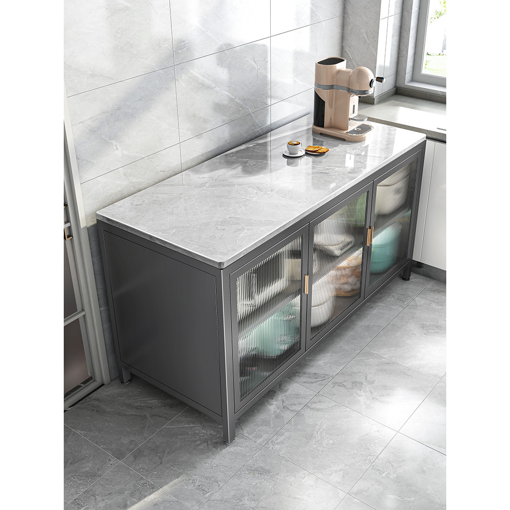 Slate Countertop Sideboard Kitchen Storage Rack Floor Multi-layer ...