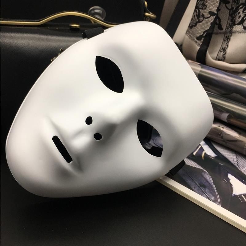 Jabbawockeez Masquerade Dough Mask White Face Dance Pure White Hip Hop ...