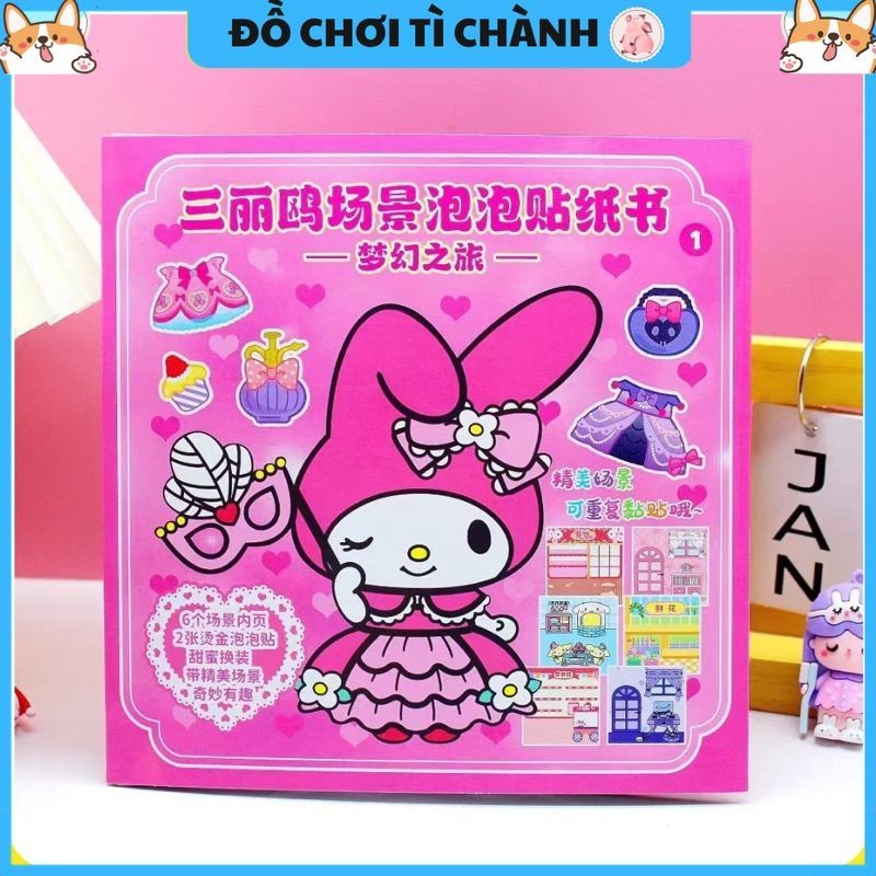 Outstanding 3D Cartoon Stickers - Peel and Stick Reusable, Sanrio ...