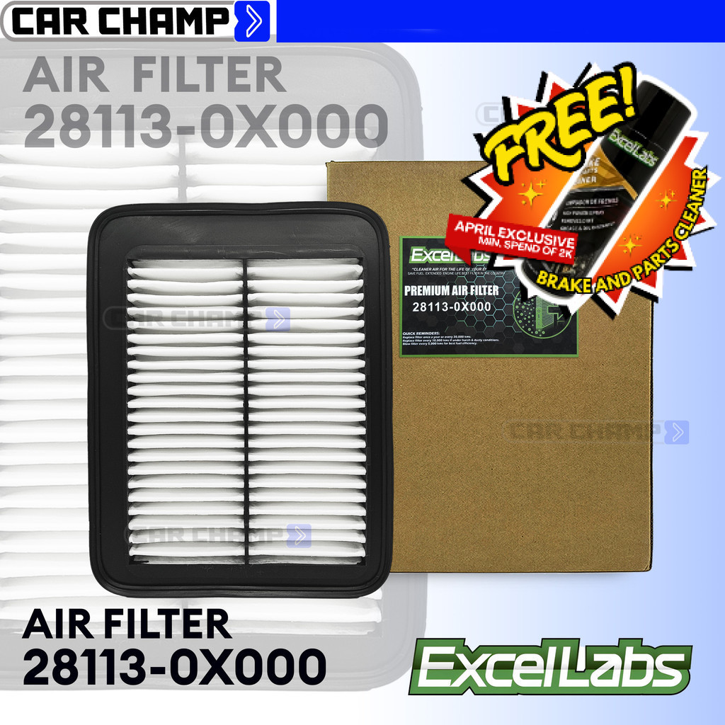 AIR FILTER for Hyundai i10 1.1 2008 to 2017 ( 28113-0X000 ) 4x4b ...