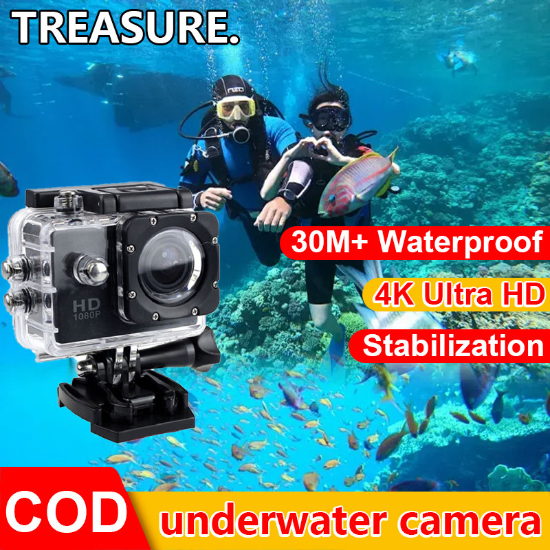 Underwater Camera For Vlogging 4k/60fps Waterproof Camera 2+ Hour ...
