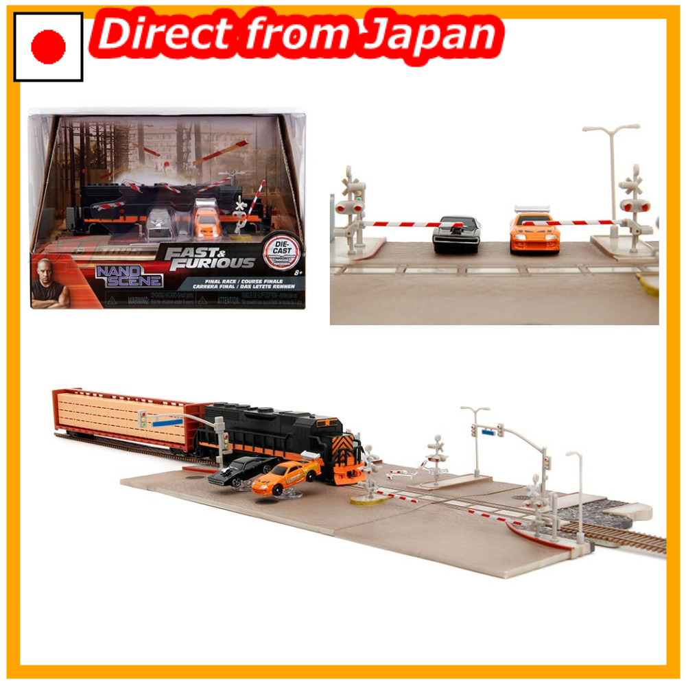 JADA TOYS Nano Scene Fast & Furious Race Scene Railroad Crossing ...