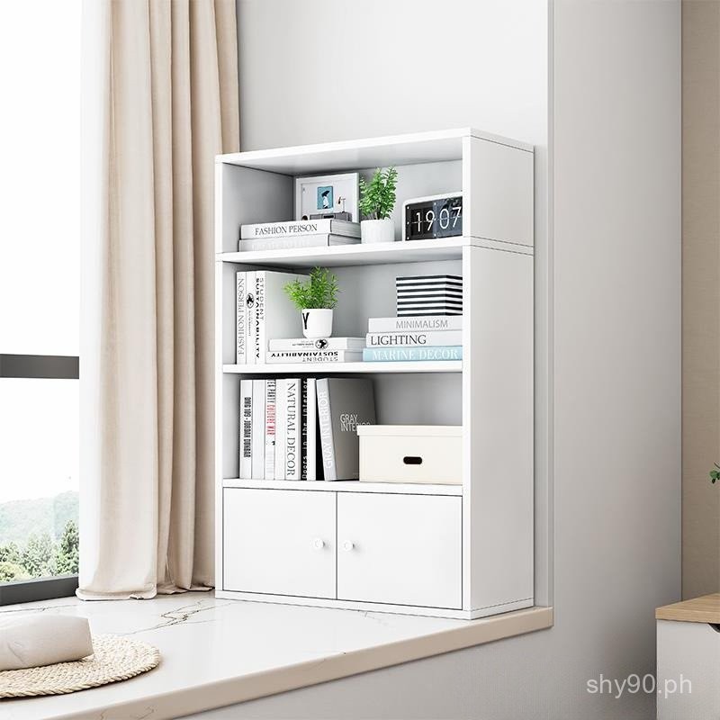 Home Bay Window Storage Cabinet Windowsill Bookshelf Storage Rack Floor ...