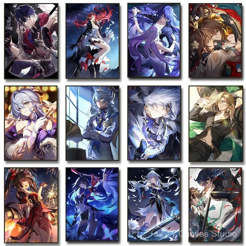 Honkai: Star Rail Character Light Cone Combat Power Poster Collapse ...
