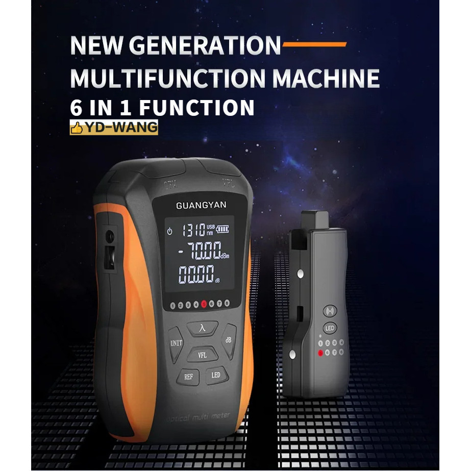FTTH Tool Fiber Optic OPM Optical Power Meter Visual Fault Locator VFL ...