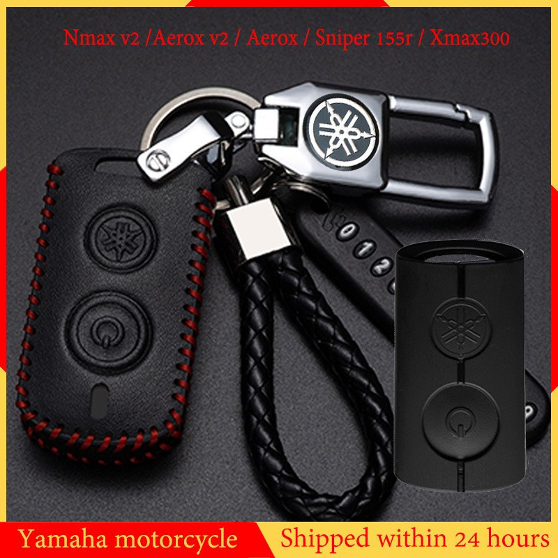 Yamaha Nmax v2 / Aerox v2 / Sniper 155r / Xmax 300 Remote Key Leather ...