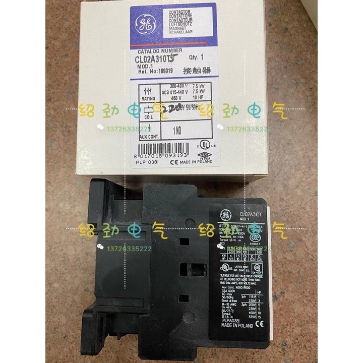 ヌGE US General Contactor CL02A310T 220V CL25A310T thermal relay RT1P 10 ...