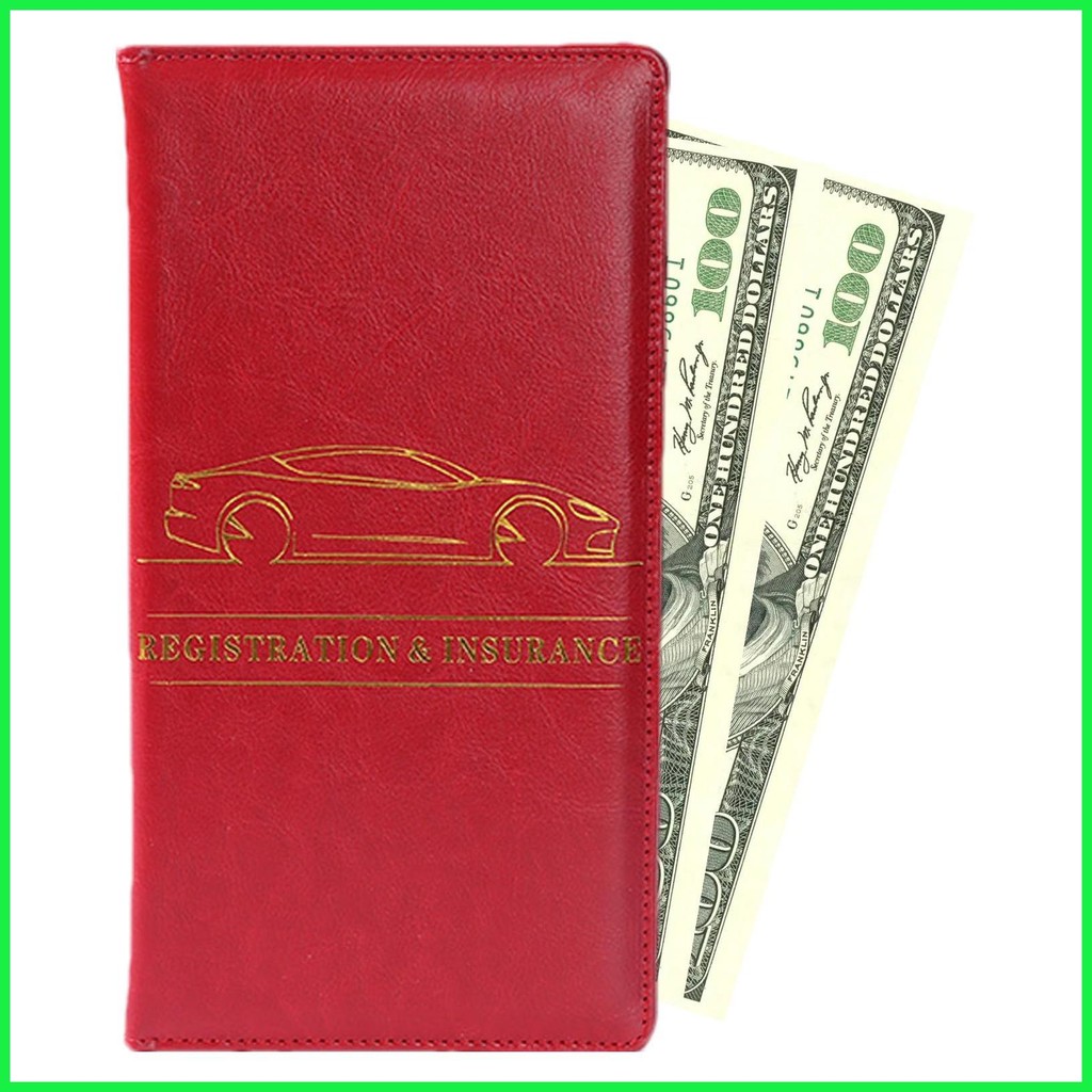 For trucks Car Document Holder Driver Document PU Case Car License ...