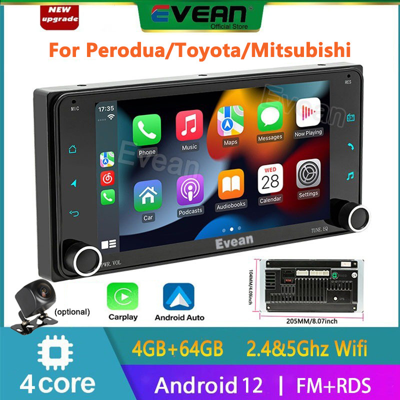 Evean 7 Inch Toyota Perodua Myvi Car Stereo Android Player With ...