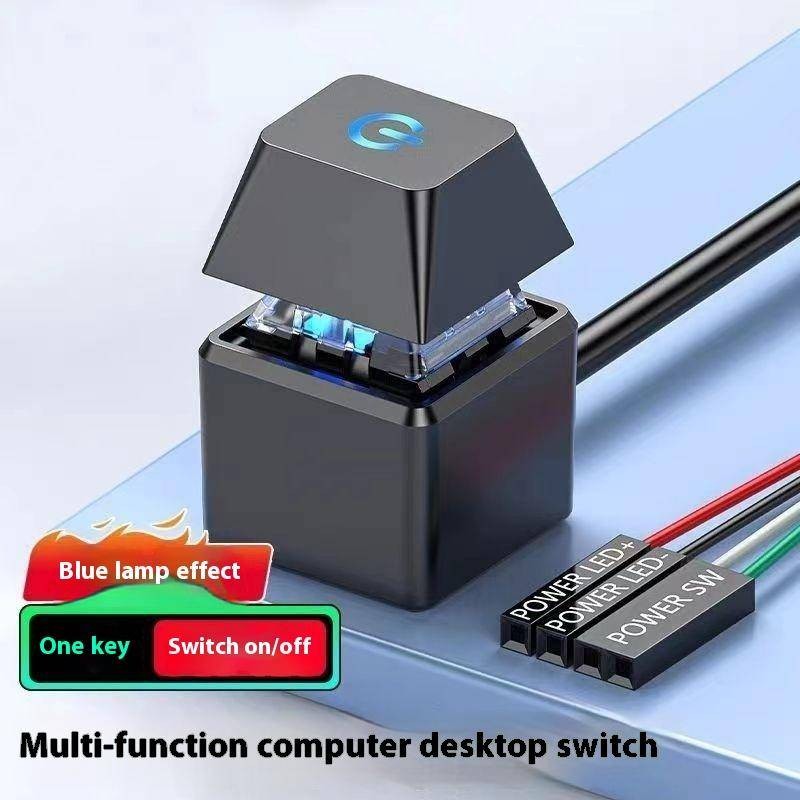 Internet cafe computer desktop switch button desktop host external ...