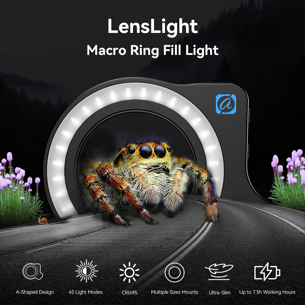 2024 New FL26 Macro Fill Light, 360° Macro Ring Fill Light With Three ...