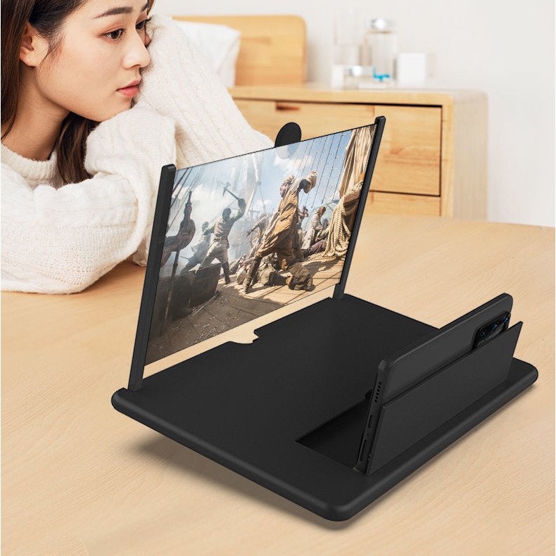 3D Mobile Phone Screen Magnifier /10"HD Video Amplifier Bluetooth ...