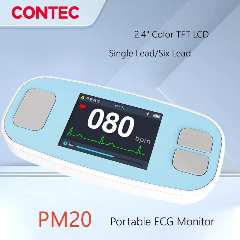 GG+Contec PM20 Medical Diagnostic ecg electrocardiogram handheld 1/6 ...