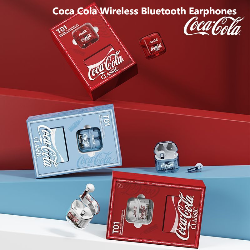Coca-cola Coca-Cola T01 Headset Bluetooth Wireless Sports High-value ...