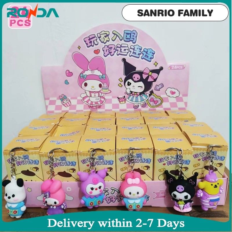 Sanrio Blind Box Doll Pendant New Series Doll Cute Cartoon Keychain ...