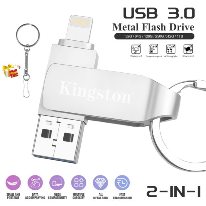 High Speed Otg Pendrive 1TB Usb Flash Drive 512GB Usb Thumb Drive Otg ...