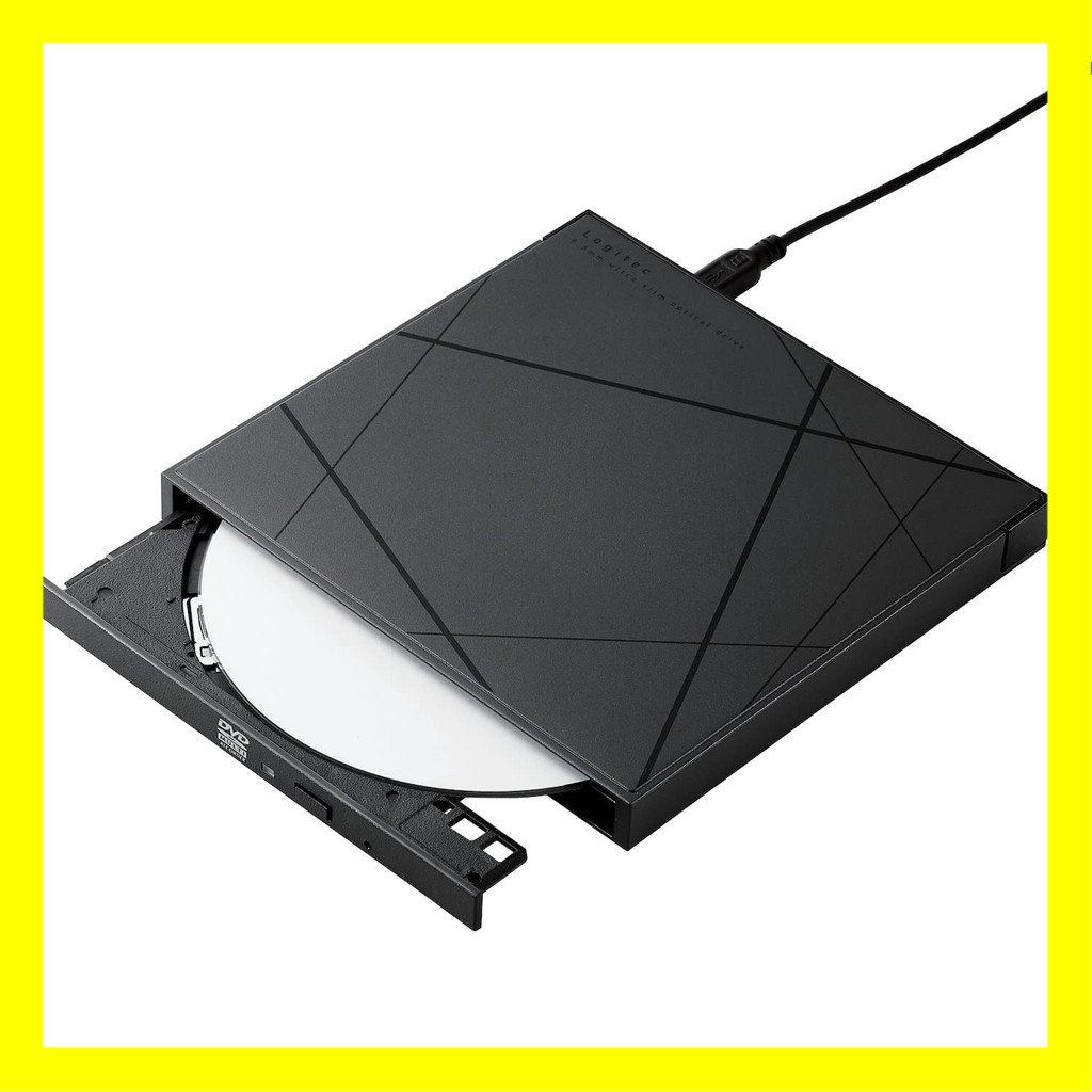 Logitech External Portable DVD Drive USB2.0 with Video Playback & Data ...