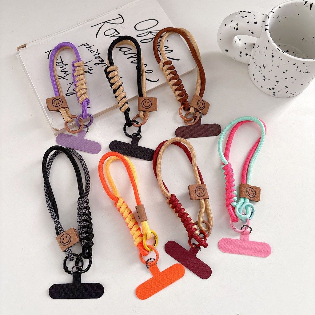 【INS HOT】1pc Phone Case Braided Hanging Rope Lanyard Wristband Phone ...