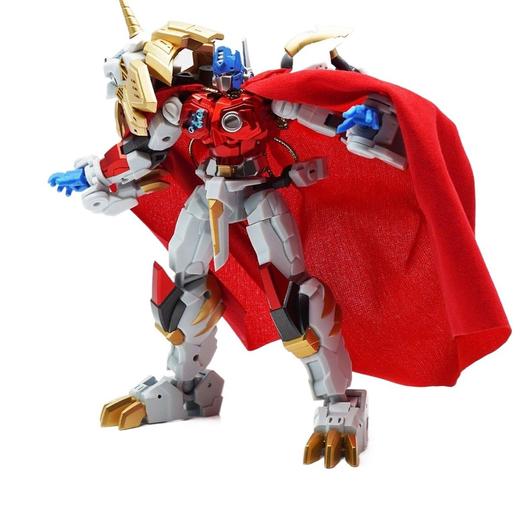 【CANDY+】 Pangu Model PT-03White Lion Optimus Prime Alloy Movable Lion ...
