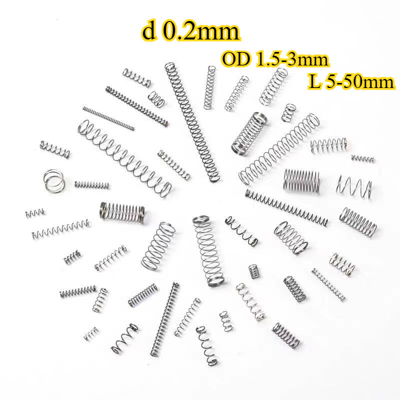 [NXY]] Pressure Spring SUS304 Stainless Steel Toy Spring Watch Spring ...